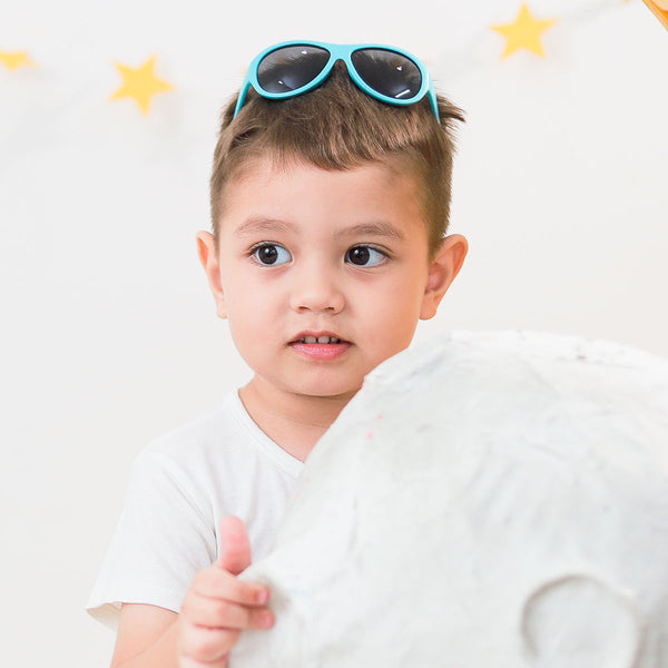 Aviator Polarized Baby Sunglasses (0-2 Years) Flexible Frame 100% UV ...